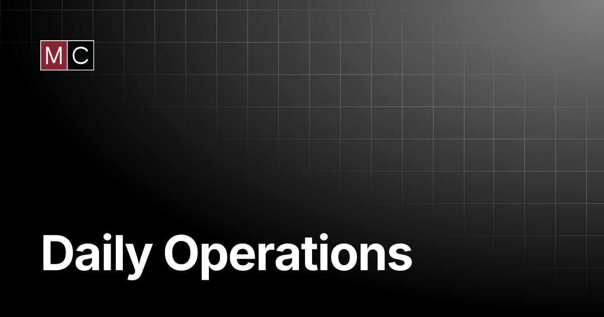 Daily Operations | Dryer Operations | Mathews Company