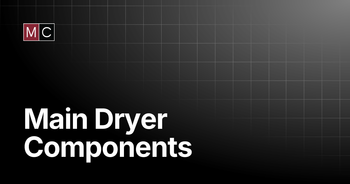 Main Dryer Components | Dryer Operations | Mathews Company