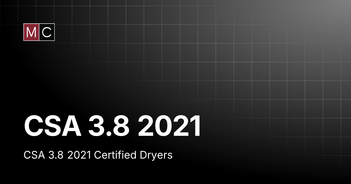 CSA 3.8 2021 | Mathews Company