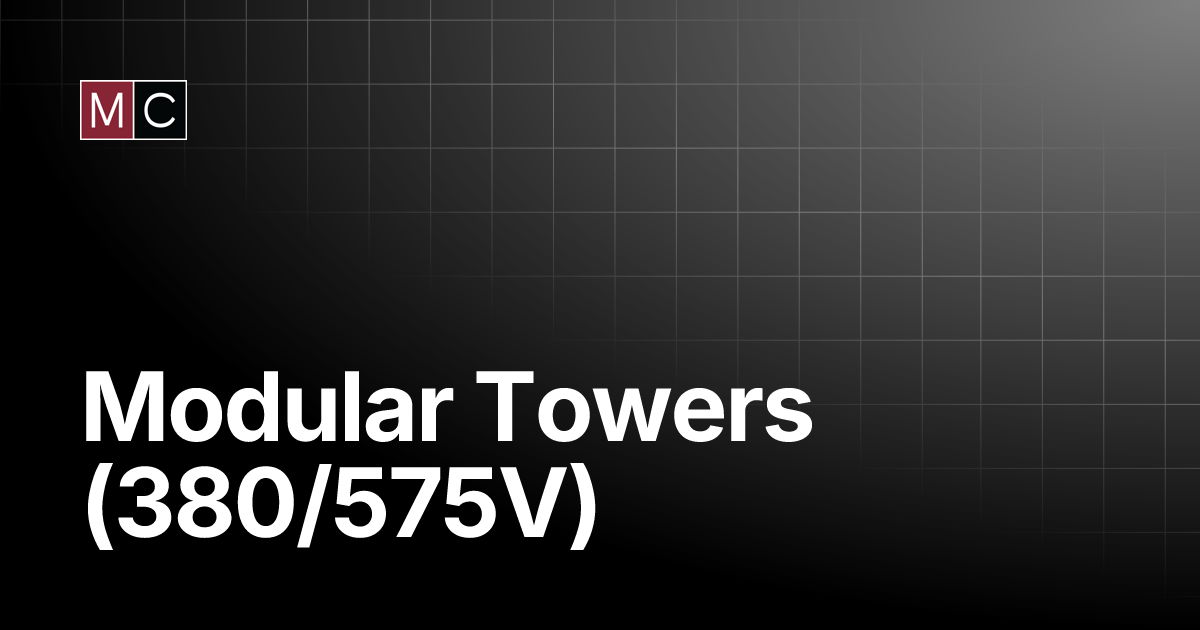 Modular Towers (380/575V) | Mathews Company